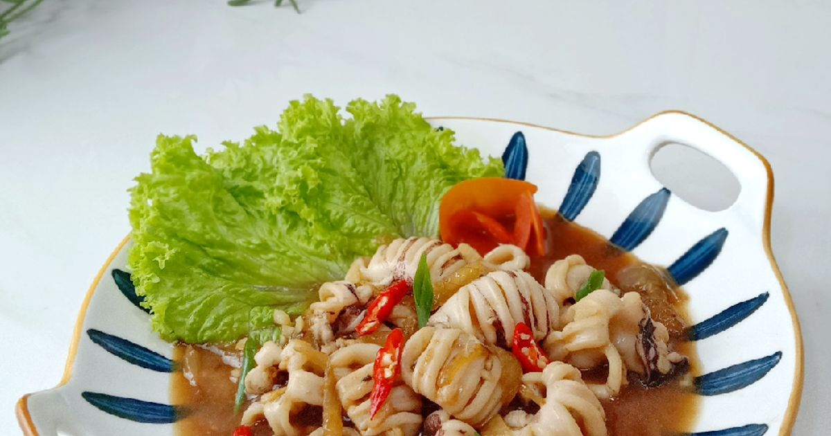 Resep Cumi Saos Tiram Selera oleh Dapoerliandra - Cookpad