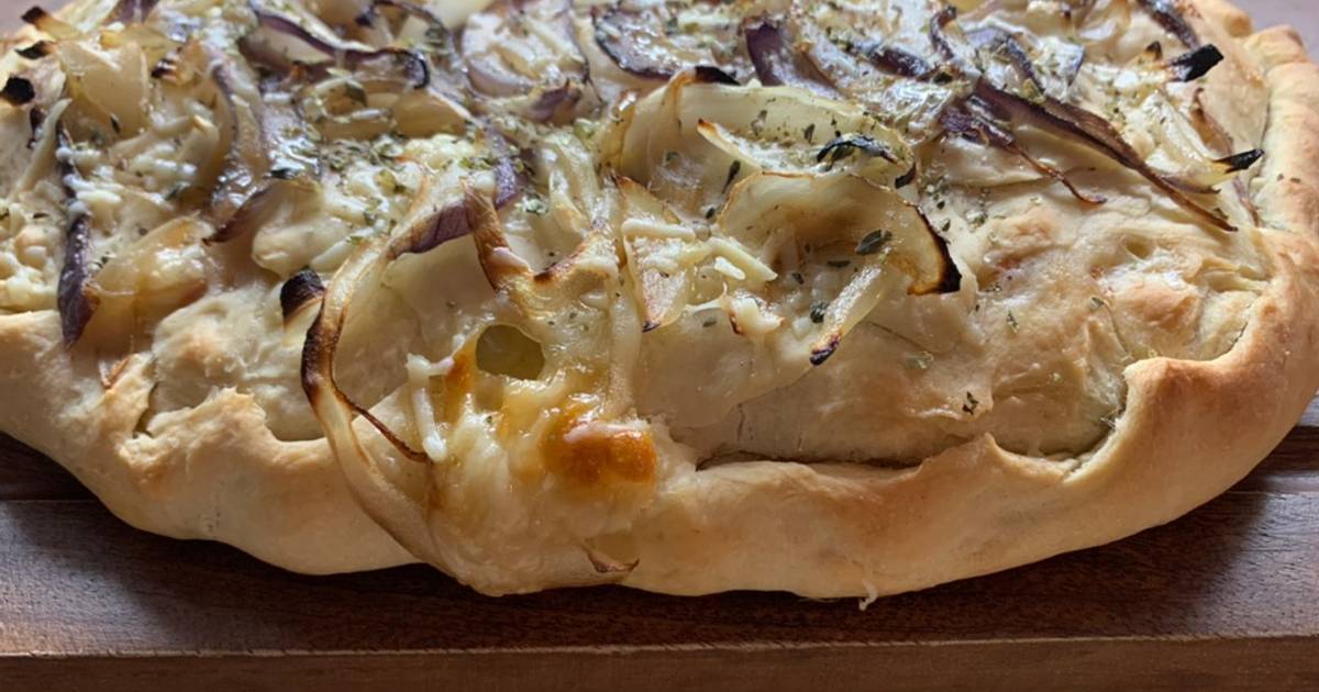 Pizza de cebolla y queso - 3,296 recetas caseras- Cookpad