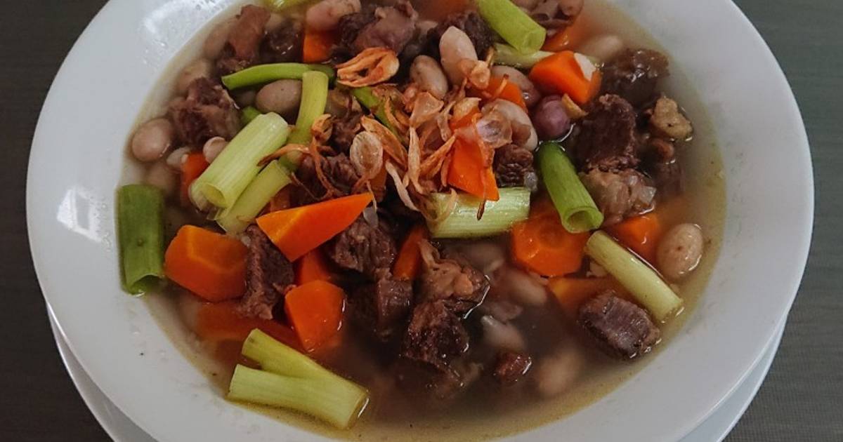 Resep Sup Kacang Merah Iga oleh zisca - Cookpad