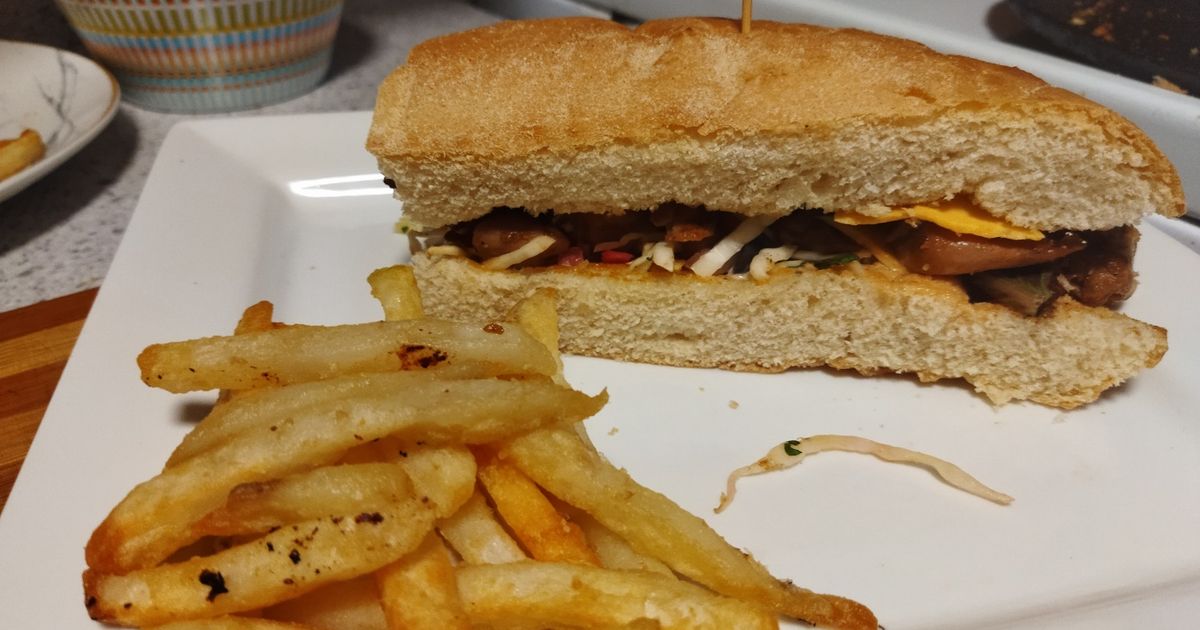 Lazy Chicken Steak Sandwich Recipe By Sarvat Hanif