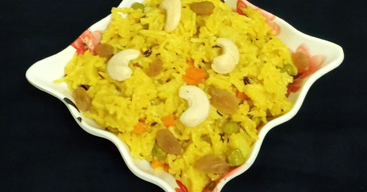 Jyoti Joshi દ્વારા રેસીપી વેજ પુલાવ (Veg. Pulao Recipe In Gujarati ...