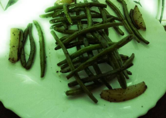 Pepper beans Recipe by Dipsikha Nandi - Cookpad