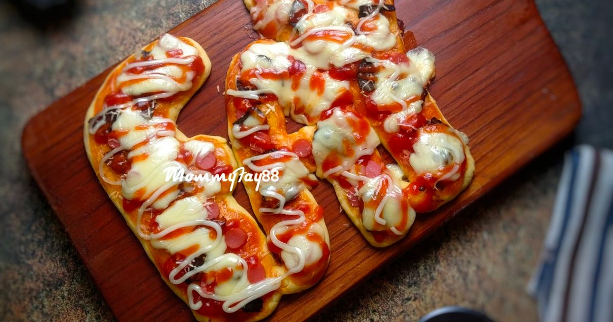 Resep Pizza Karakter Huruf oleh Mita.W#MommyFayzel# - Cookpad