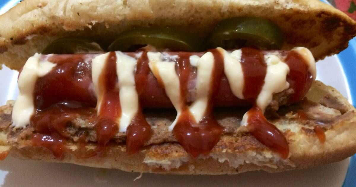 Hot dogs sencillos - 30 recetas caseras- Cookpad