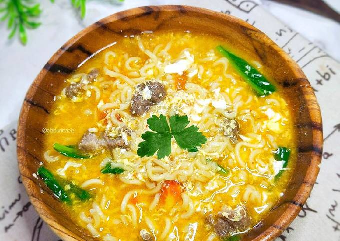 Resep Mie Rebus Pedas oleh Bunda Ela - Cookpad