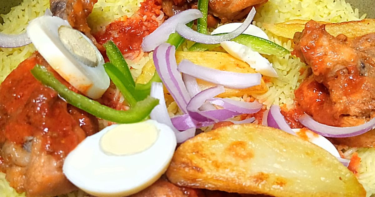 Chicken Mandi Rice Recipe by Marium Wasim - Cookpad