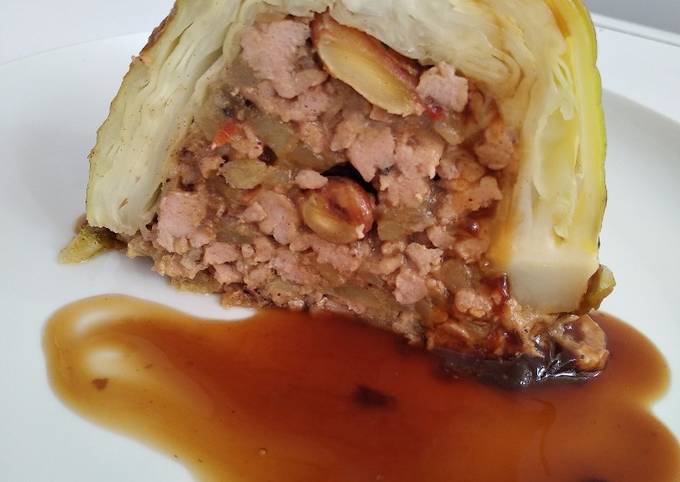 Repollo relleno Receta de Rochiito Takemoto- Cookpad