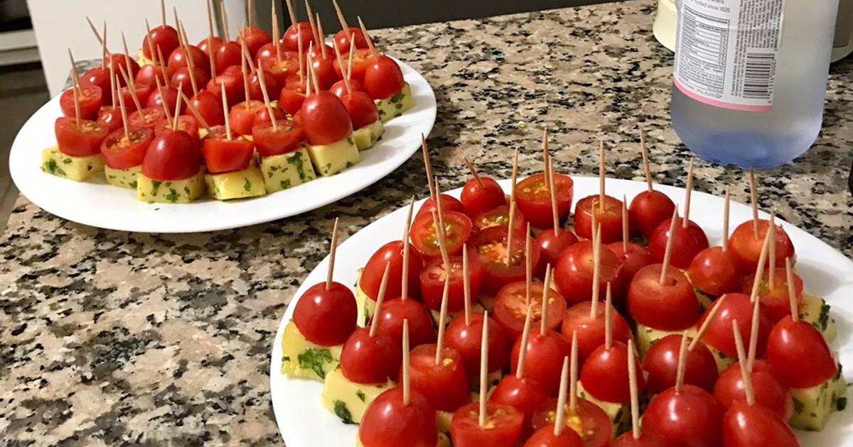 Pinchos caprese - 7 recetas caseras- Cookpad
