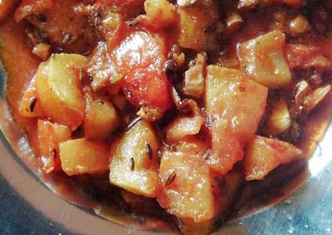 Instant tomato fry Recipe by BABU MANDAL - Cookpad