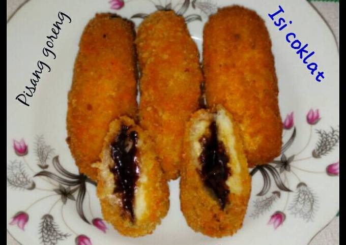 Resep Pisang goreng isi coklat lumer oleh Dapur Dien - Cookpad
