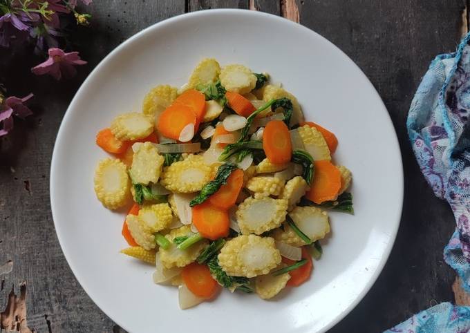 Resep Tumis Putren Wortel Sawi oleh Widjie Astuti - Cookpad