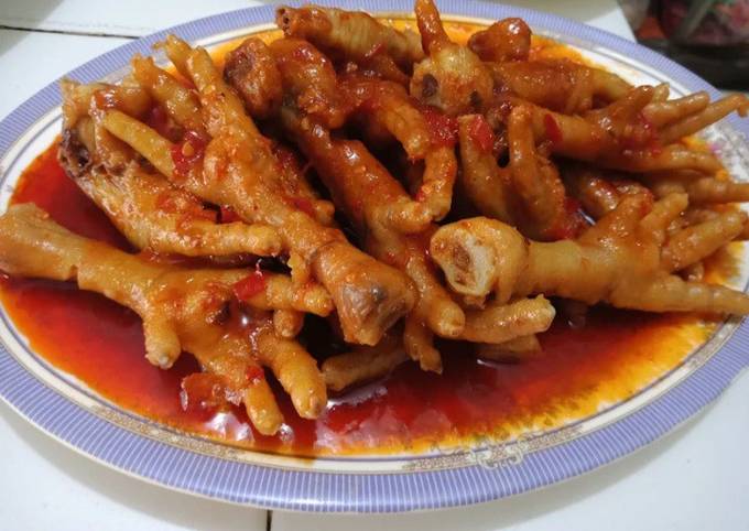 Resep Ceker Mercon oleh Prima Gun - Cookpad