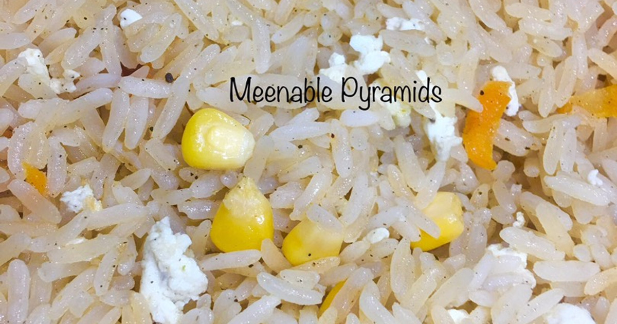 Egg White Rice Recipe by meenable pyramids - Cookpad