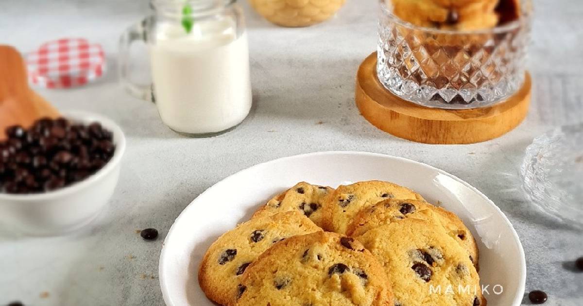 Resep Vanila Chocochip Cookies Fav Cookie Monster oleh FANY - Cookpad