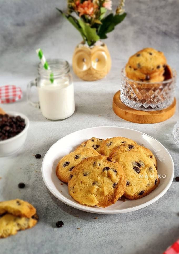 Resep Vanila Chocochip Cookies Fav Cookie Monster oleh FANY - Cookpad