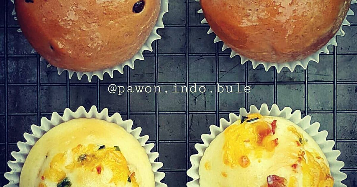 Resep Roti Coklat & Roti Bacon Keju oleh Pawon Indo Bule - Cookpad