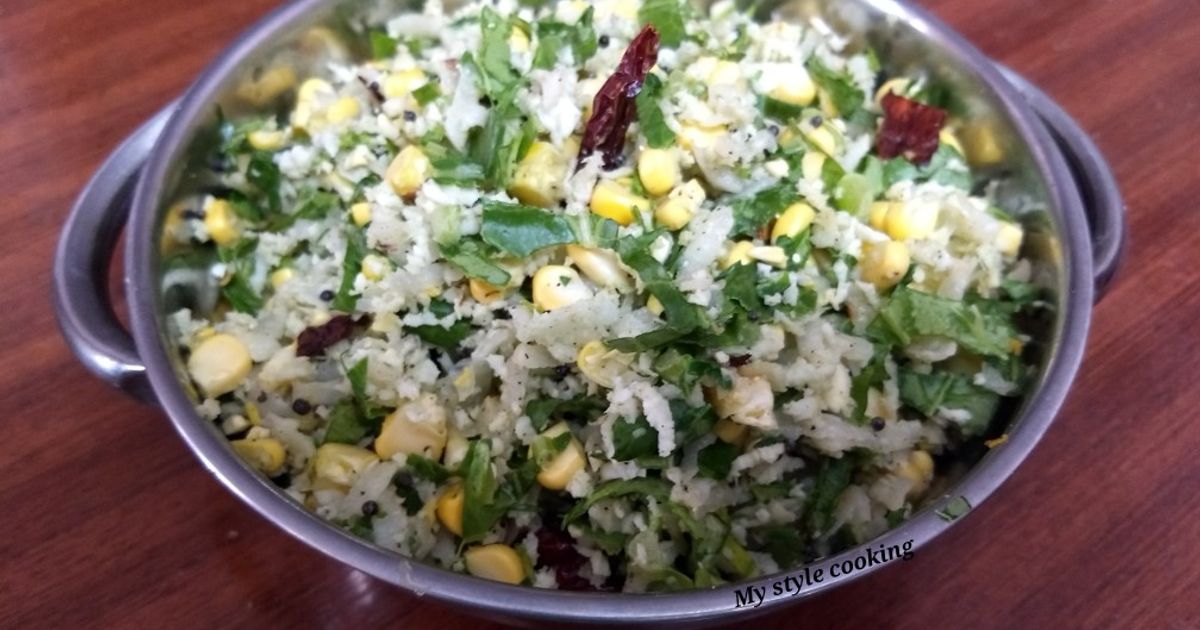 Radish Leaves Corn Salad Recipe by Usha V Bhat - Cookpad