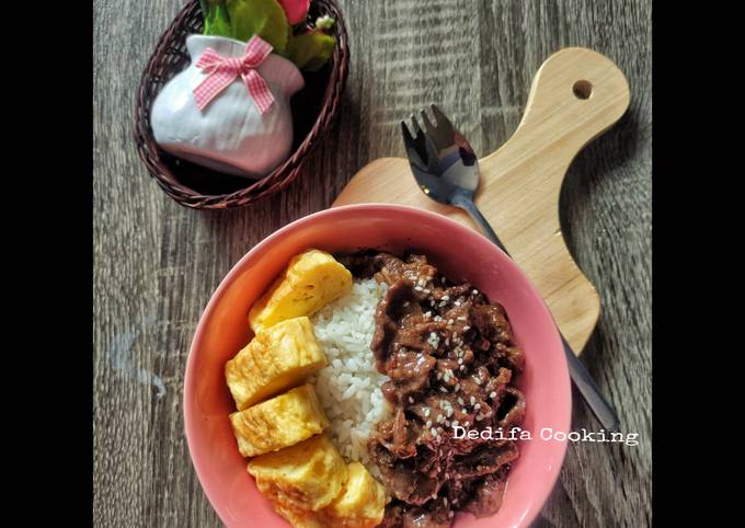 Resep 234. Rice Bowl Tumis Daging Selera Pedas oleh Dedifa.Cooking ...