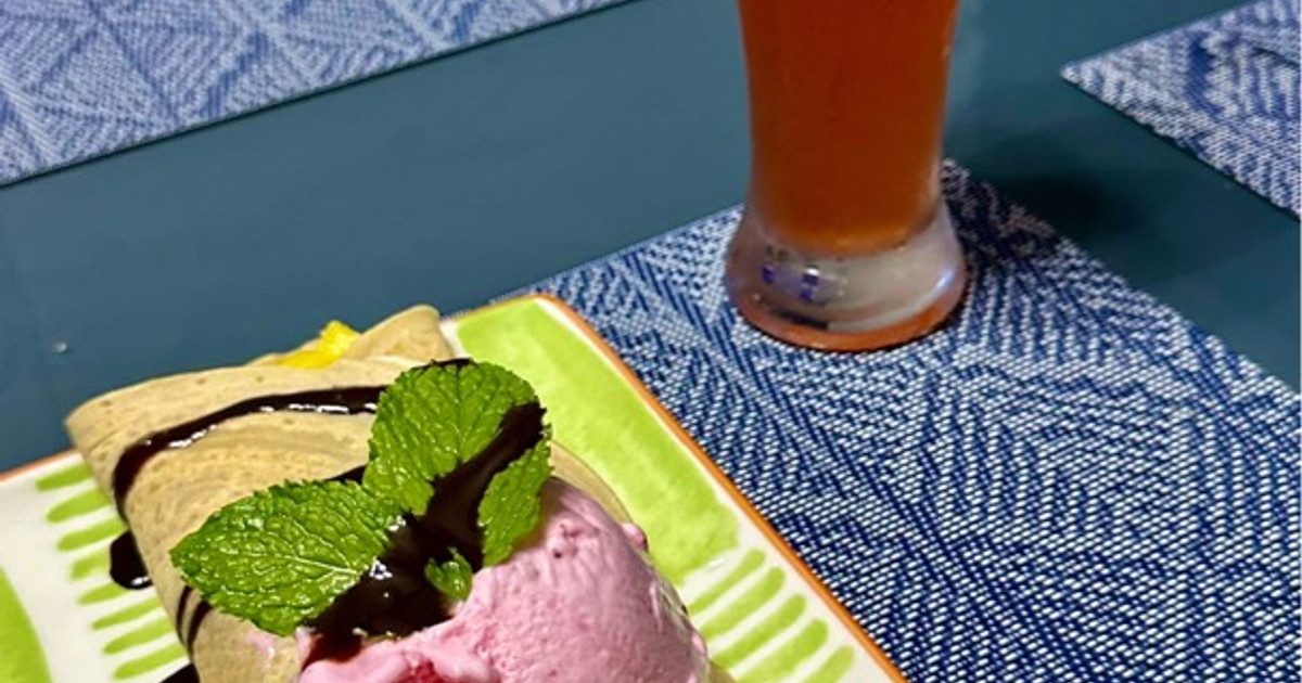 Crepa Dulce Con Frutas Y Helado 🥭 Receta de Ivannia 🇨🇷- Cookpad