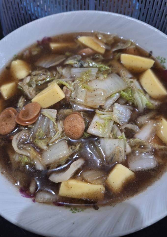 Resep Tumis Sawi Putih Lada Hitam oleh Rosaria Dian Lestari - Cookpad