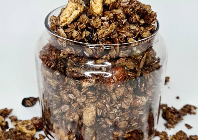 Resep Choco Granola Homemade (sugar free) oleh Mrs. Ferdi - Cookpad
