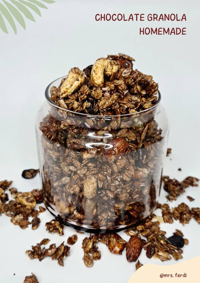 Resep Choco Granola Homemade (sugar free) oleh Mrs. Ferdi - Cookpad