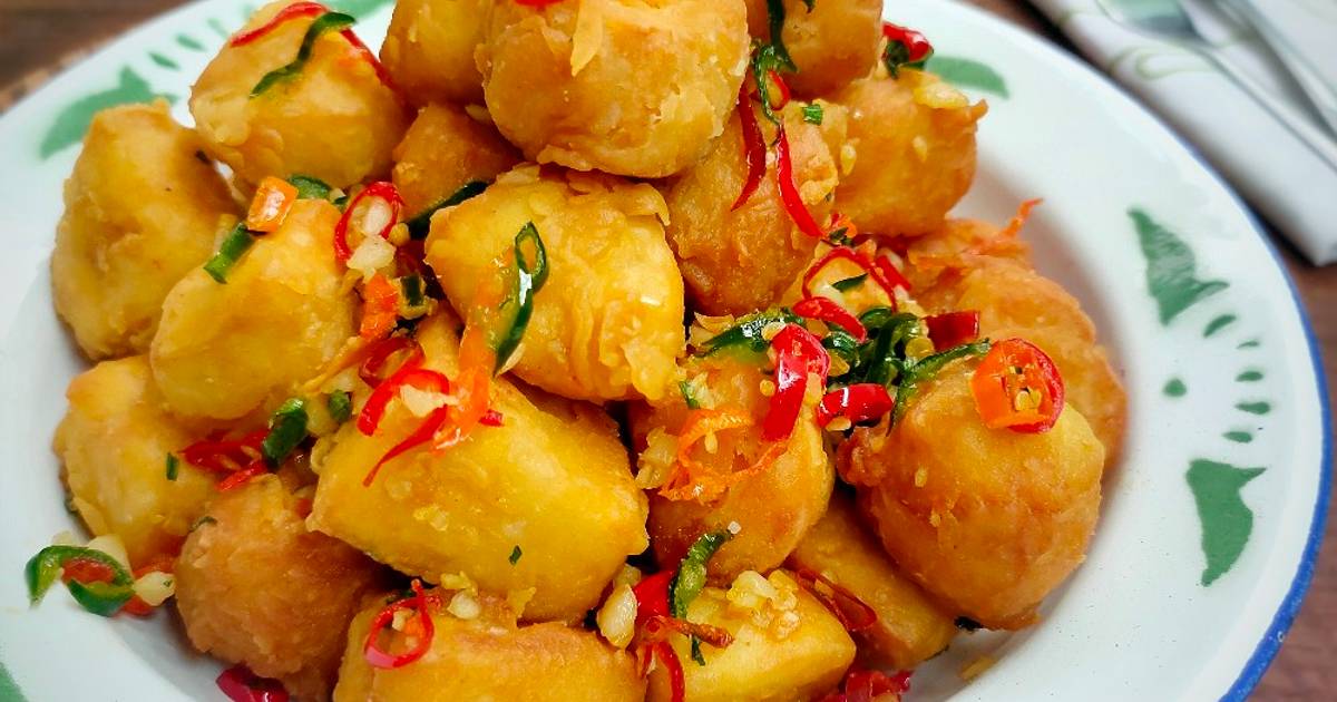 Resep Tahu cabe garam oleh Liha Ummu Maryam - Cookpad