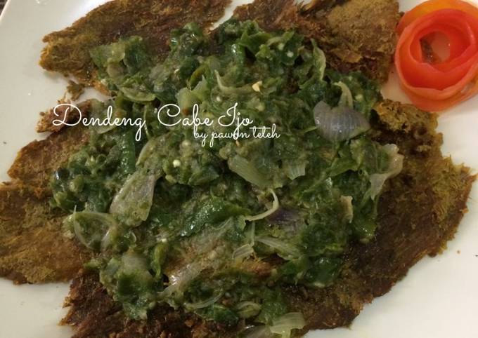 Resep Dendeng Cabe Ijo oleh teh atiek - Cookpad