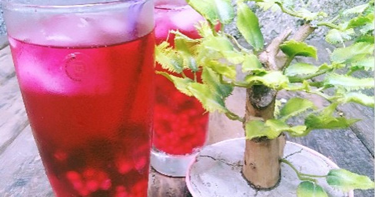 Resep es mutiara sirup rumahan enak dan mudah - Cookpad