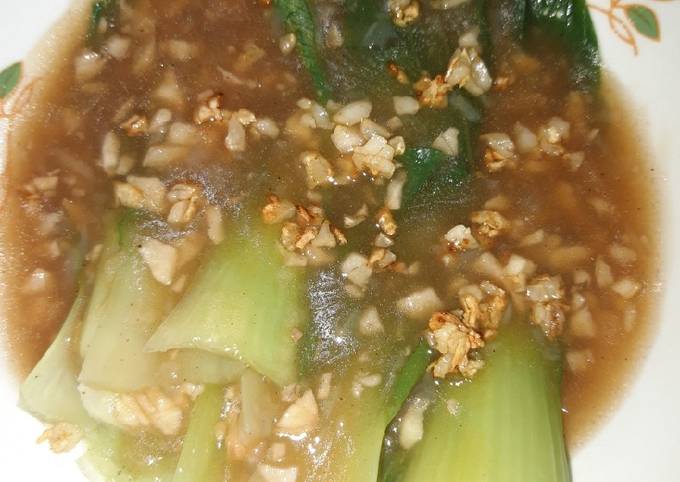 Resep Tumis Pakcoy (dg saos bawang putih) oleh Ummu Mubarak - Cookpad