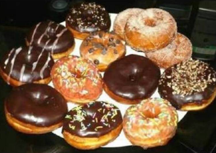 Donas glaseadas Receta de Gris de la Torre- Cookpad