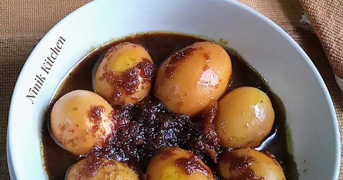 Resep Telor Bacem oleh Ninik Kitchen - Cookpad