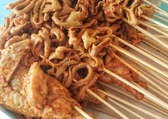 Resep Sate Usus dan Ayam Pedas oleh Dapur Eva - Cookpad