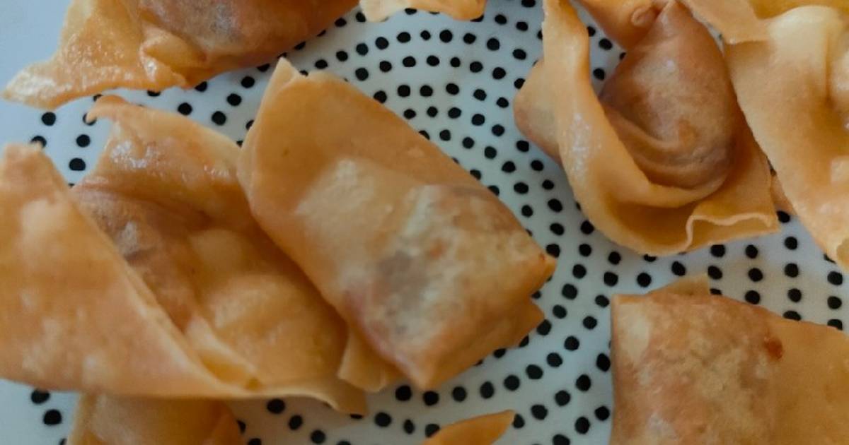 Resep Mini pangsit goreng oleh malaindyra - Cookpad