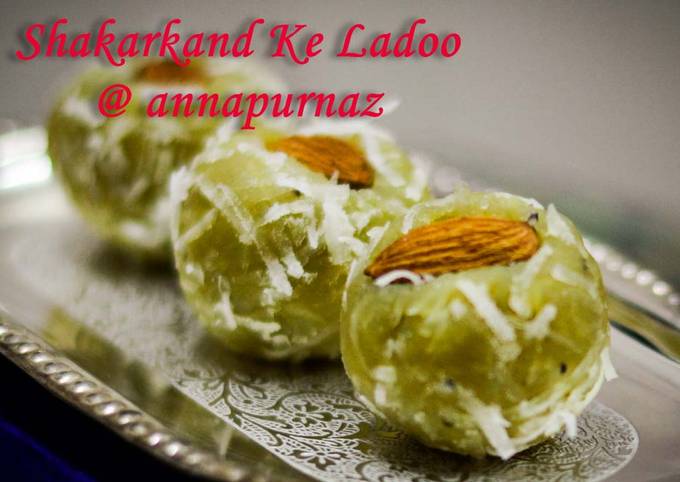 Shakarkand Ke Ladoo/ Sweet Potato Ladoo Recipe by Ritu Tangri - Cookpad