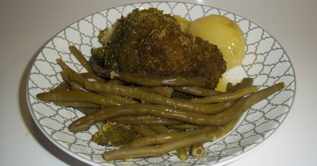 Hervido de brócoli y judías verdes Receta de Kiko- Cookpad