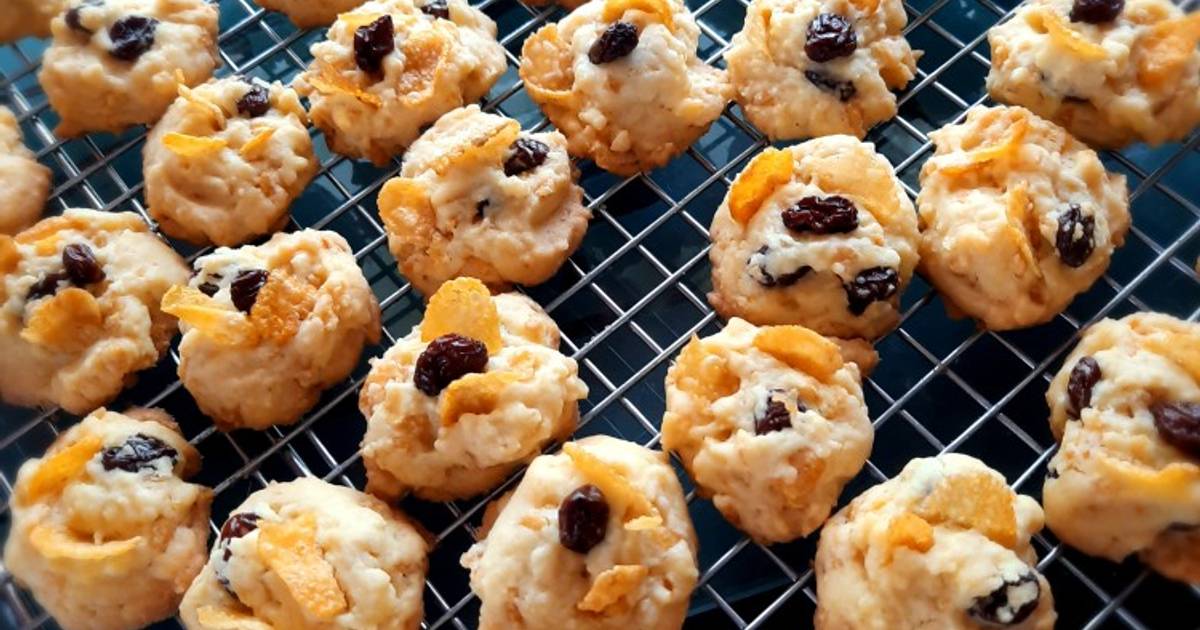 Resep Corn flakes Cookies oleh Yuniz🌻 - Cookpad