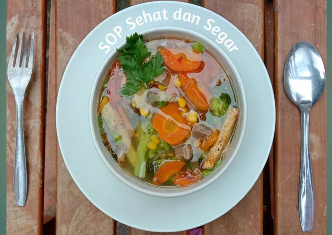 Resep SOP Sehat dan Segar oleh Ummu nadifa - Cookpad