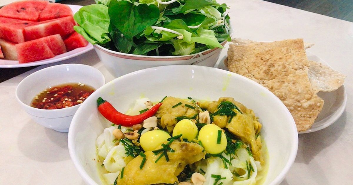 Mi Quang With Chicken And Quail Eggs Recipe By Song Phương