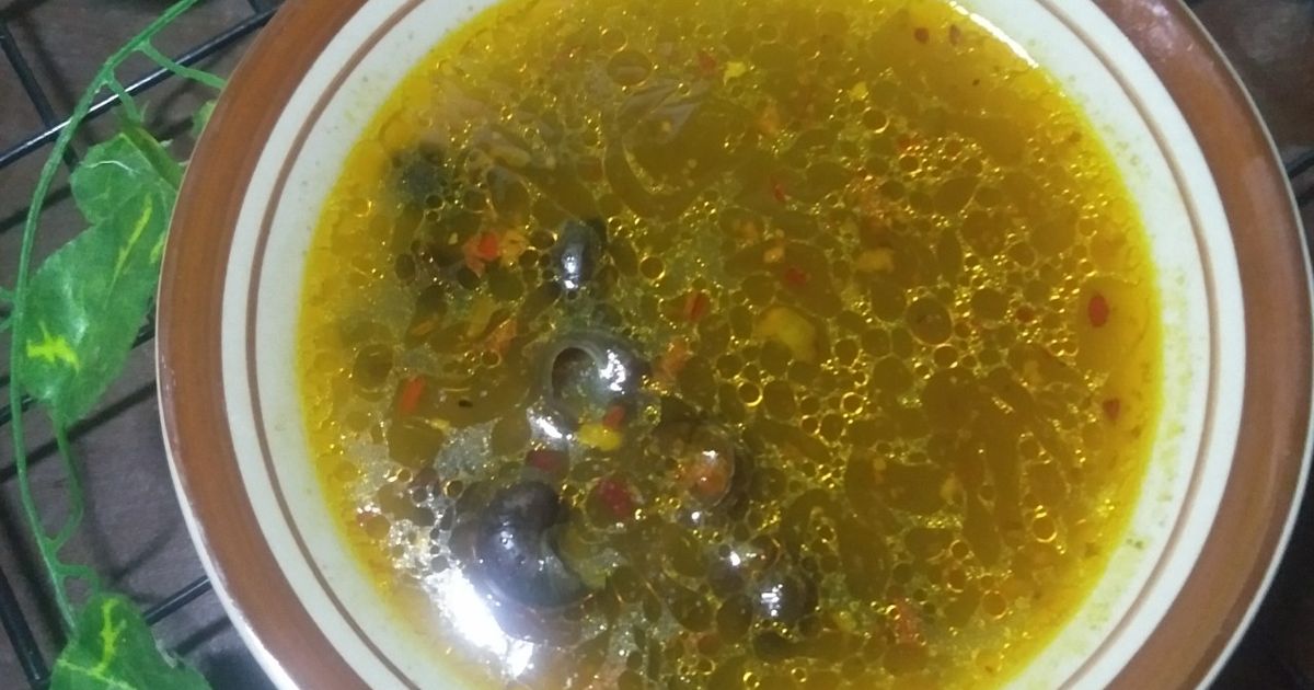 Resep tutut liling kuah kuning rumahan enak dan mudah - Cookpad