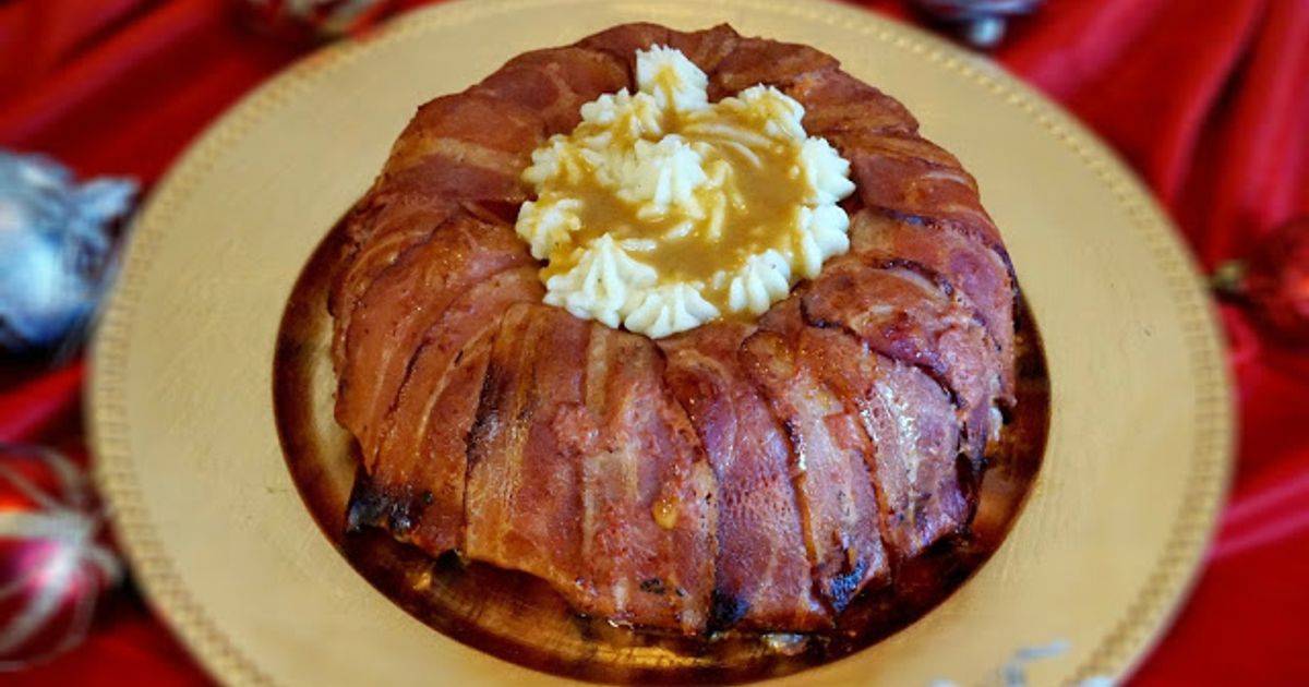 Pastel De Carne Con Bacon Y Huevo Receta de la cocina fácil de lara