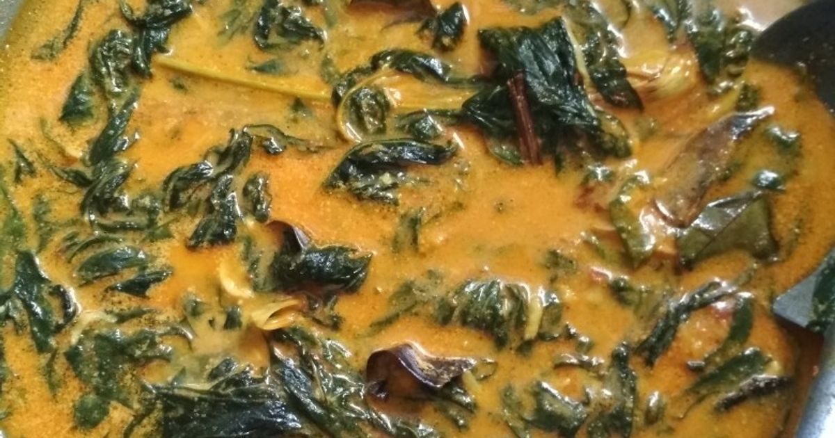 Resep daun singkong kuah santan khas padang rumahan enak dan mudah ...