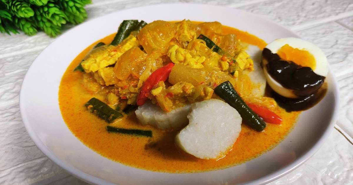 Resep Lontong sayur oleh Mama Azka Kitchen - Cookpad