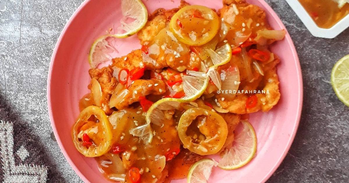 Resep Chicken Lemon 예르다🍋 oleh Yerda Fahrana 예르다 파흐라나 - Cookpad