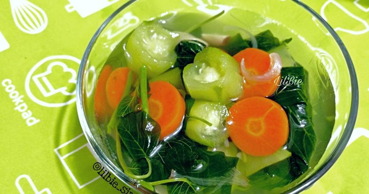 770 resep sayur menir bayam gambas enak dan mudah - Cookpad