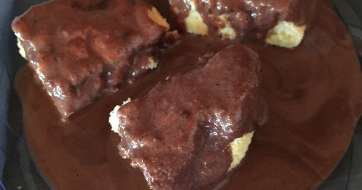Retró Piskótakocka Csoki öntettel | Janyik Katalin receptje - Cookpad ...
