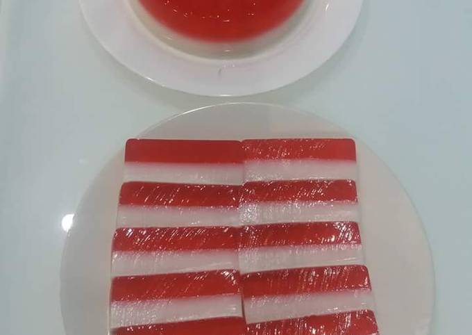 Resep Puding merah putih oleh Reni Suliarti - Cookpad