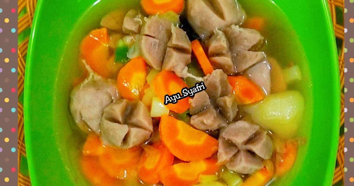 Resep Sup Bakso oleh Ayu_Syafri - Cookpad