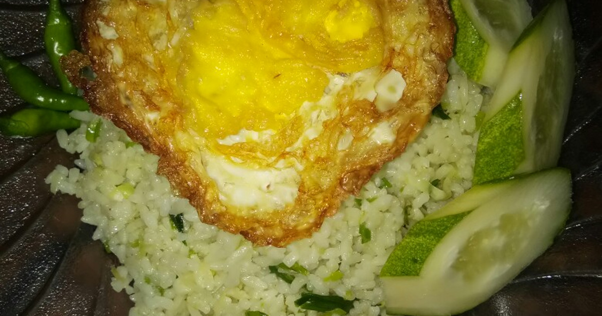 Resep Nasi Goreng Ijo... oleh mami athan - Cookpad