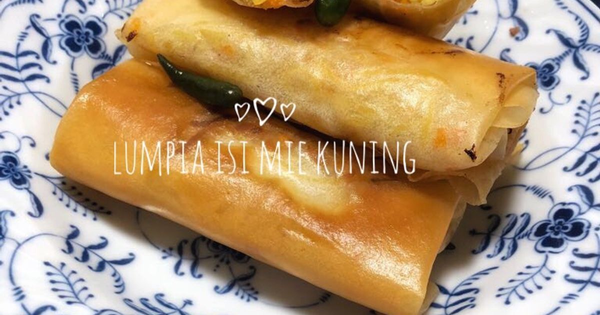 Resep Lumpia Isi Mie Kuning oleh Aini Ai - Cookpad
